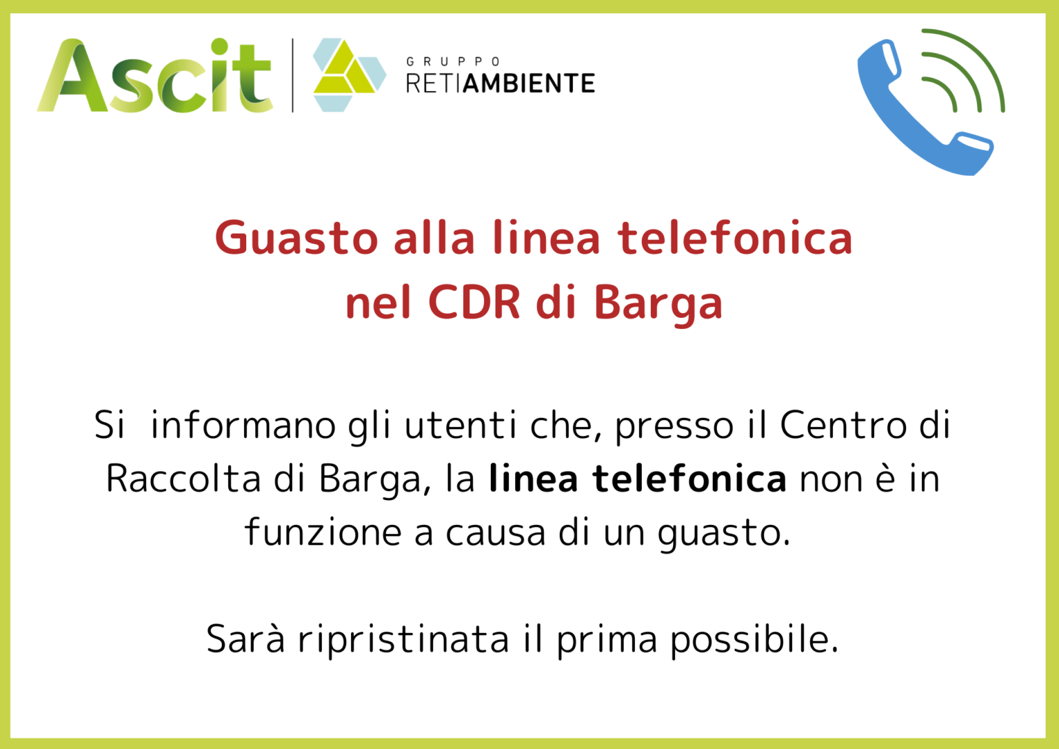 Utenza domestica - Ascit