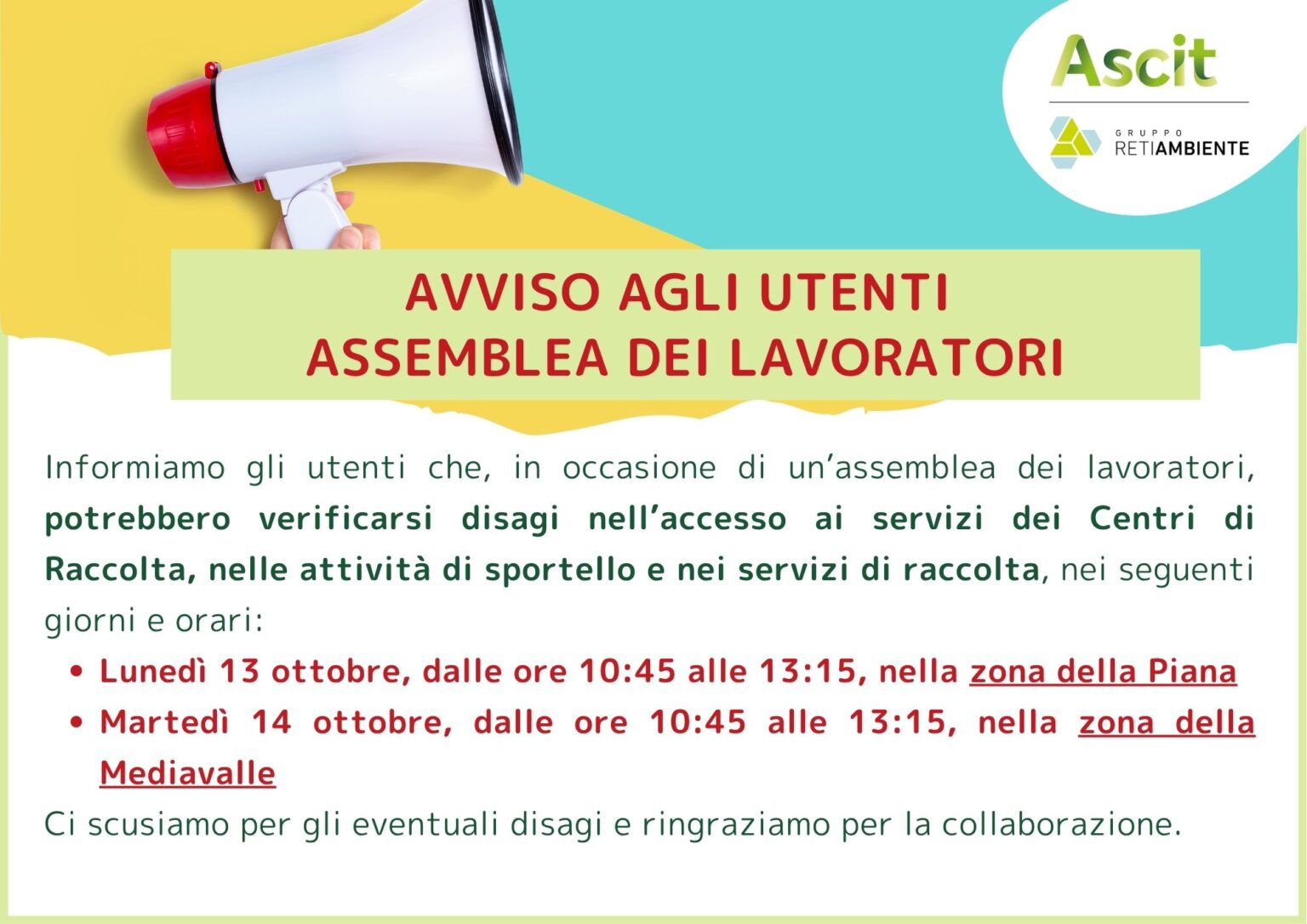 Utenza non domestica - Ascit